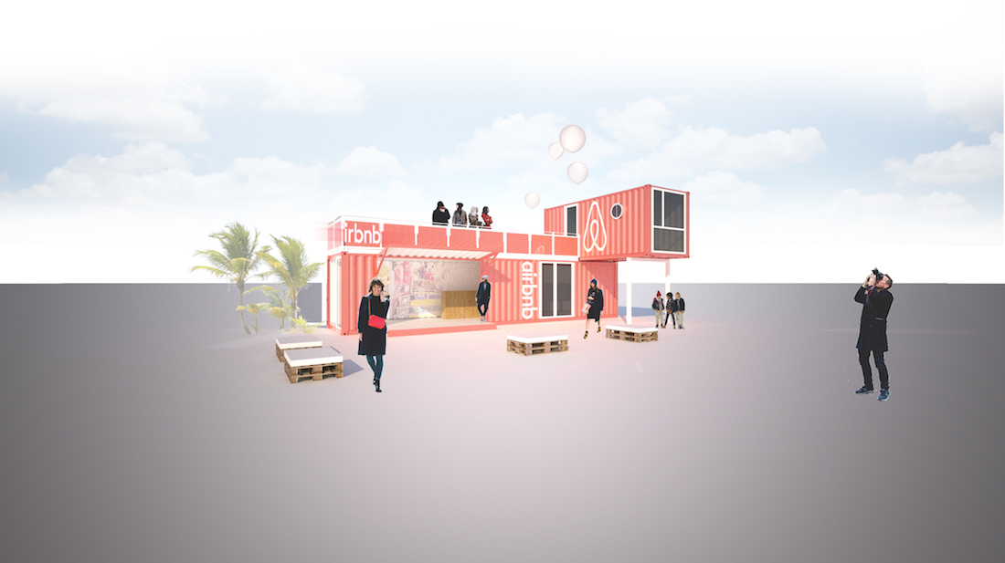 AIRBNB PROMOTION CONTAINER, CONCEPT 2015 > 2x20ft > Experts in ...